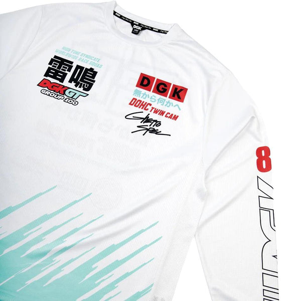 DGK Jersey Turbine Racing White – Da Klinic Online | Skate Specialists