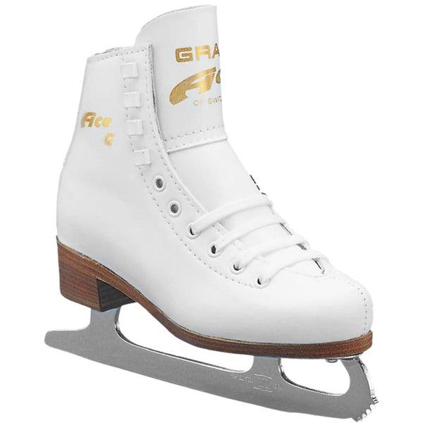 Graf Ace Figure Skate White – Da Klinic Online | Skate Specialists