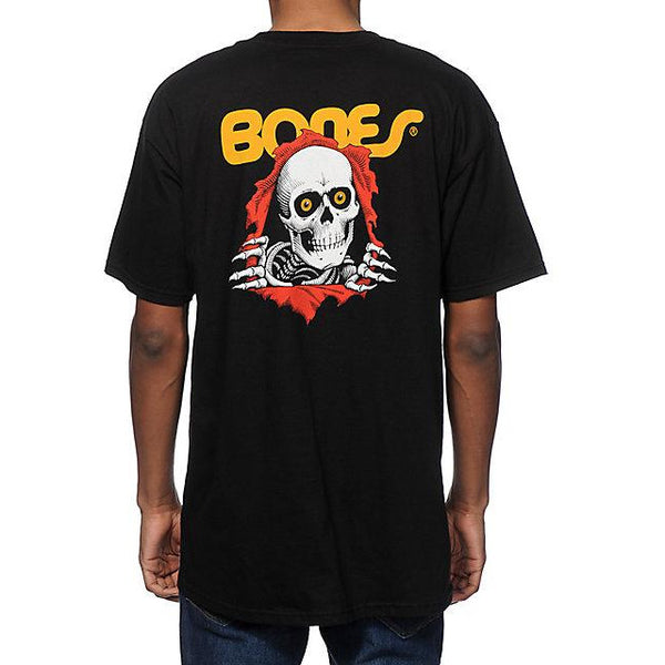Powell Peralta Bones Ripper Tee Black – Da Klinic Online | Skate ...